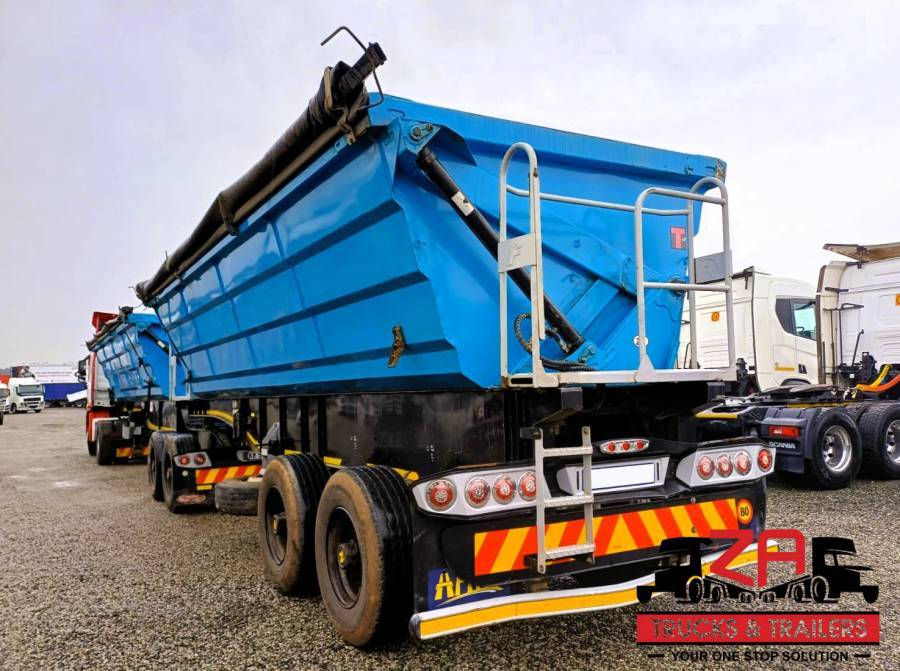 SA Truck Bodies 45 CUBE SIDE TIPPER TRAILER Side Tipper Link Trailer ...