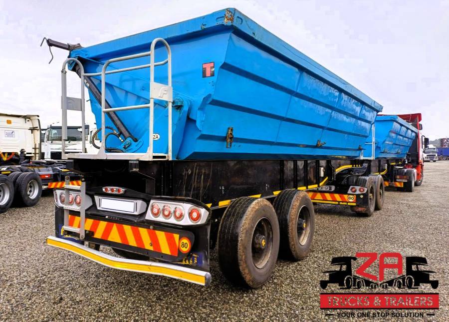 SA Truck Bodies 45 CUBE SIDE TIPPER TRAILER Side Tipper Link Trailer ...