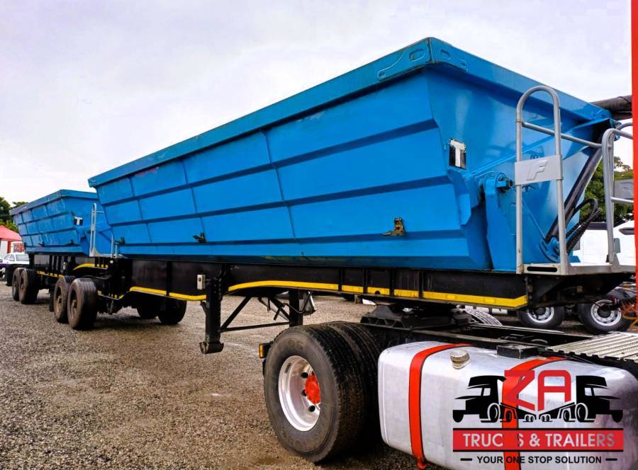 SA Truck Bodies 45 CUBE SIDE TIPPER TRAILER Side Tipper Link Trailer ...