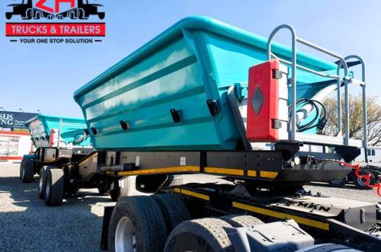 Leader Bodies 18 Cube Side Tipper Link Trailer for sale in South Africa ...