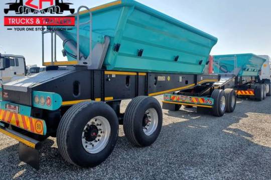 Leader Bodies 18 Cube Side Tipper Link Trailer for sale in South Africa ...