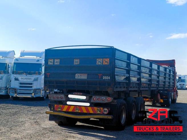 Henred FRUEHAUF TRI-AXLE DROPSIDE TRAILER [#53032] Dropside Trailer for ...